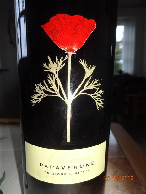 2014 Il Papavero Papaverone Edizione Limitata, Italy, Sicily, Sicilia ...
