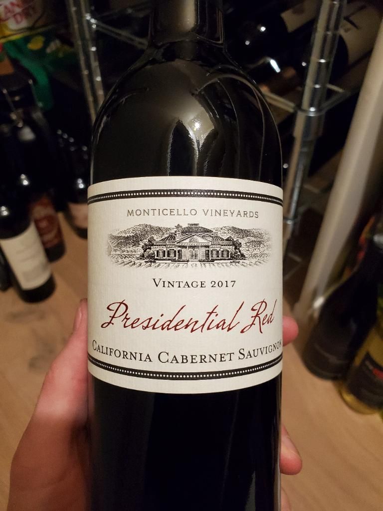 2005 Monticello Vineyards (Corley Family) Merlot Presidential Merlot ...