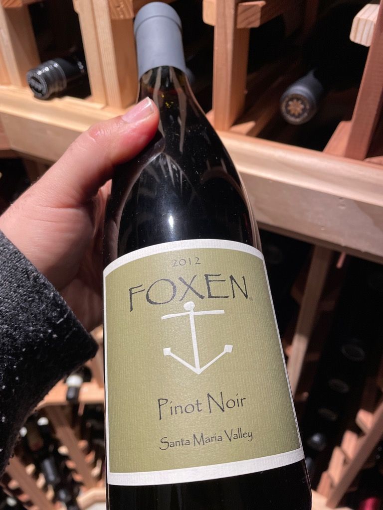 2012 Foxen Pinot Noir Santa Maria Valley, USA, California, Central ...