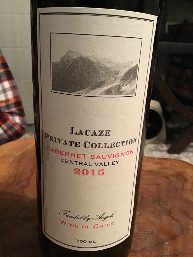 2015 Jean-Pascal Lacaze Cabernet Sauvignon Private Collection, Chile ...