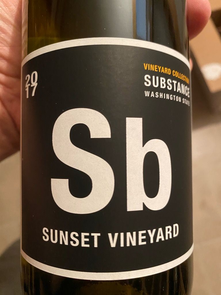 2018 Substance Sauvignon Blanc Super Substance Sunset Vineyard, USA ...