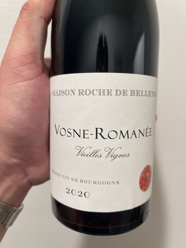 2020 Maison Roche de Bellene Vosne-Romanée Vieilles Vignes, France ...