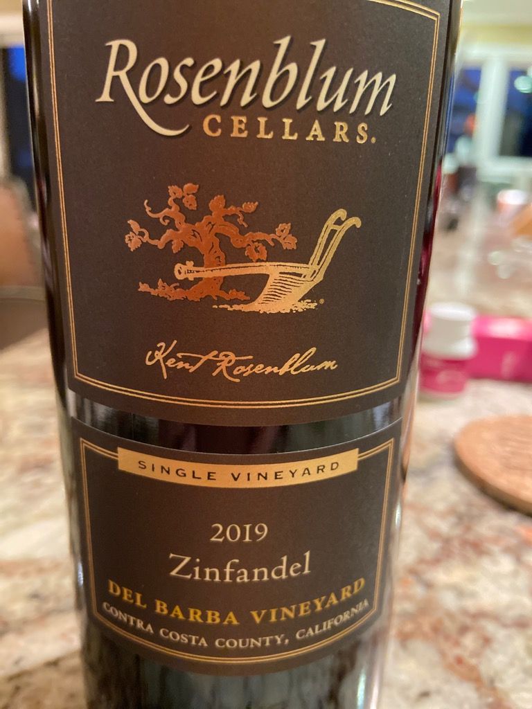 2021 Rosenblum Cellars Zinfandel Sonoma County, USA, California, Sonoma ...