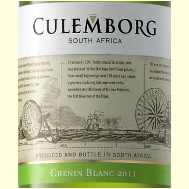 2012 Culemborg (DGB) Chenin Blanc, South Africa, Western Cape ...