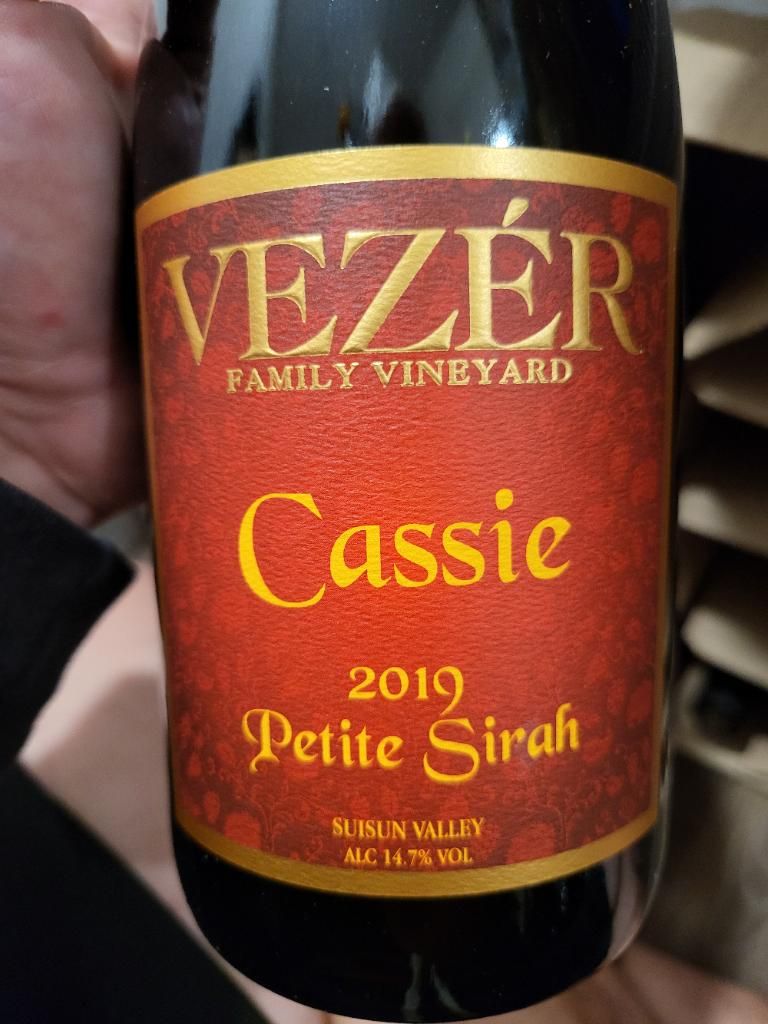 2021 Vezér Family Vineyard Petite Sirah Estate Cassie, USA, California ...