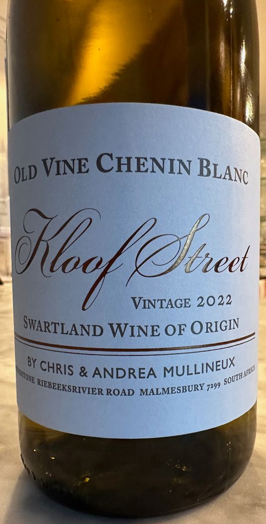 2023 Mullineux Chenin Blanc Kloof Street Old Vine, South Africa, Coastal Region, Swartland ...