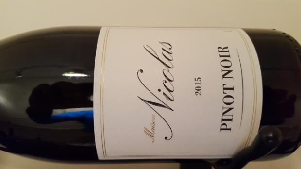 2015 Maison Nicolas Pinot Noir, France, Languedoc Roussillon, Vin de ...