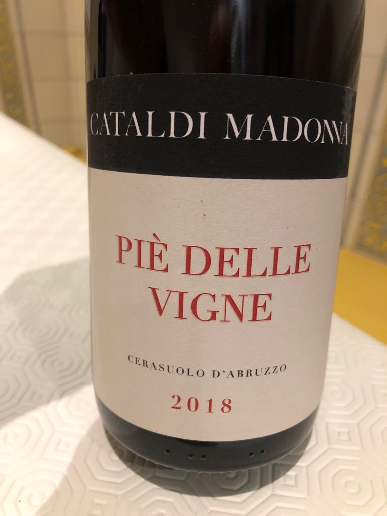 2021 Cataldi Madonna Cerasuolo d'Abruzzo Pié Delle Vigne, Italy ...