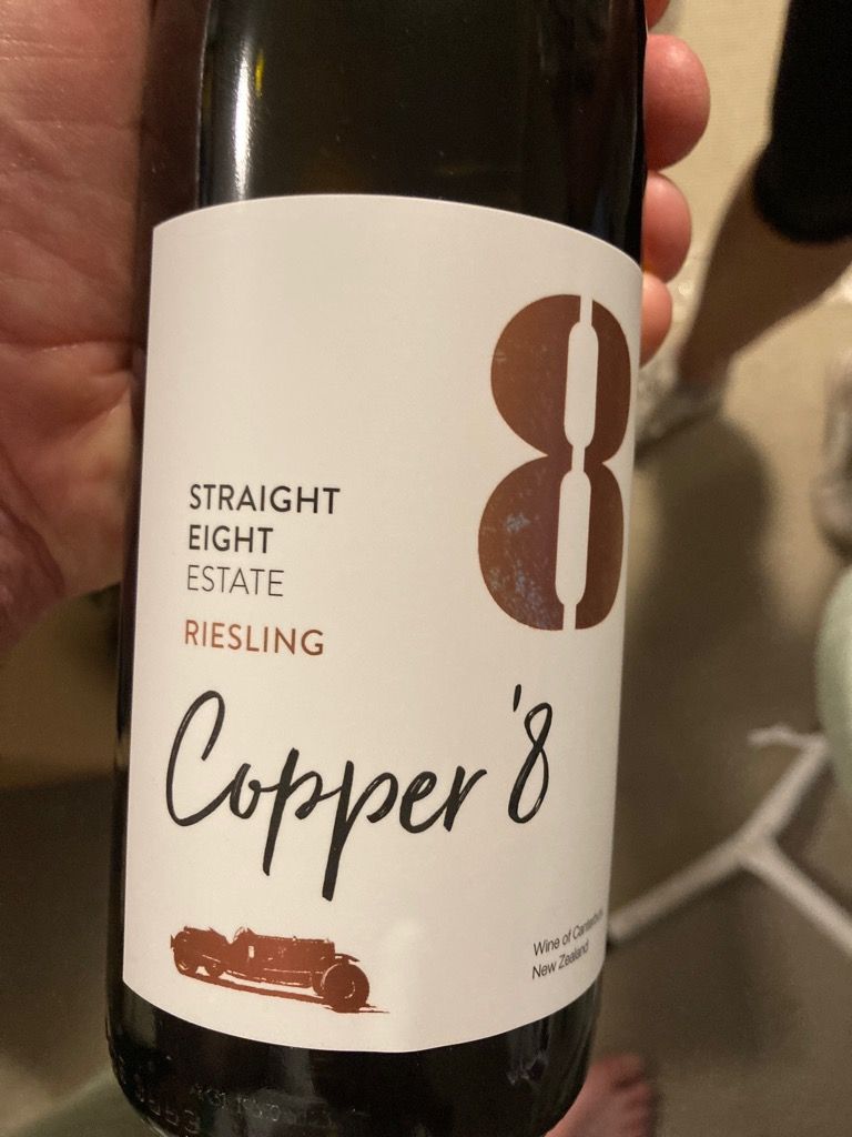 2018 Straight 8 Estate Riesling Mr G., New Zealand - CellarTracker