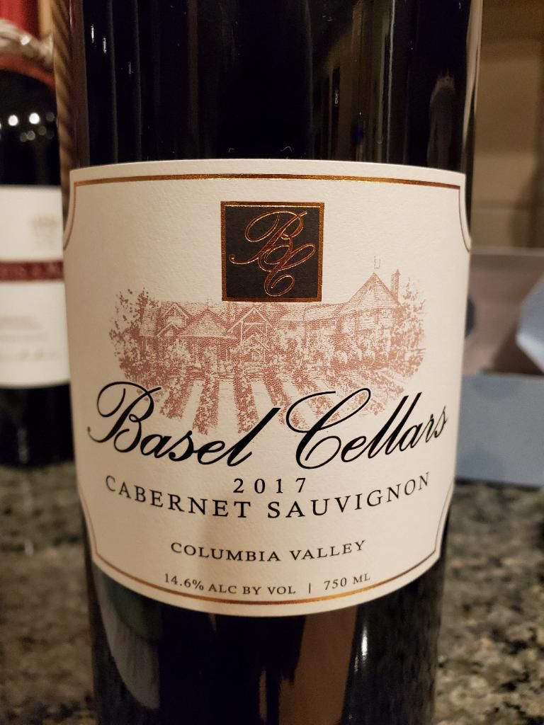 2017 Basel Cellars Cabernet Sauvignon Walla Walla Valley, USA ...