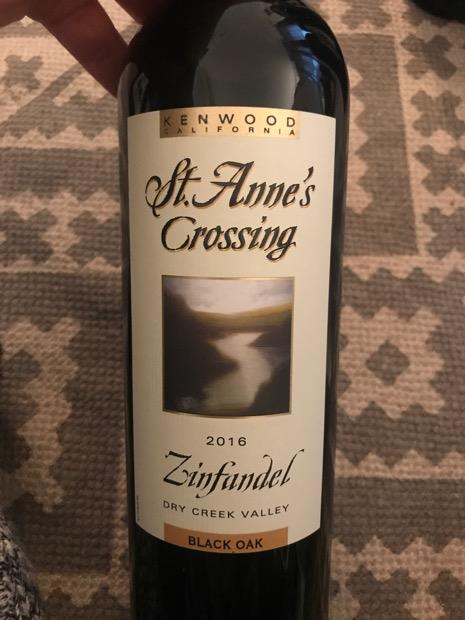 2019 St. Anne's Crossing Zinfandel Black Oak, USA, California, Sonoma ...