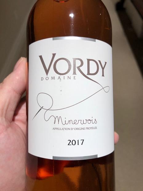 2017 Domaine Vordy Minervois Rosé, France, Languedoc Roussillon ...