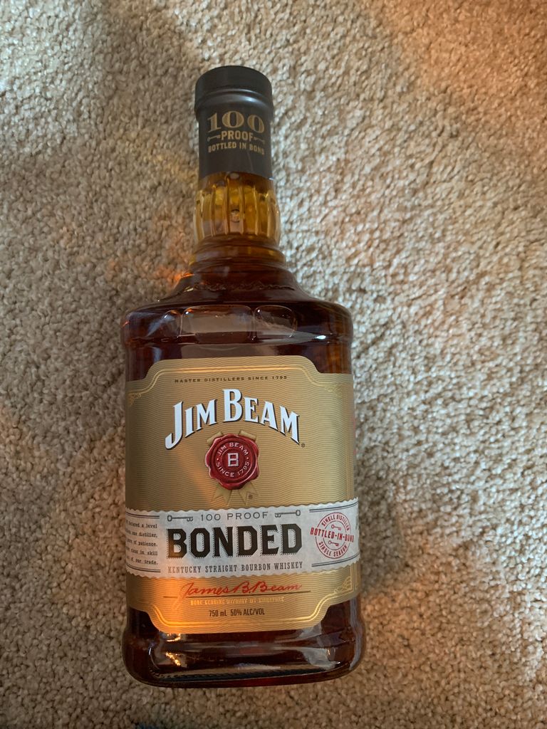 NV Jim Beam Bonded Kentucky Straight Bourbon Whiskey, 50%, USA ...