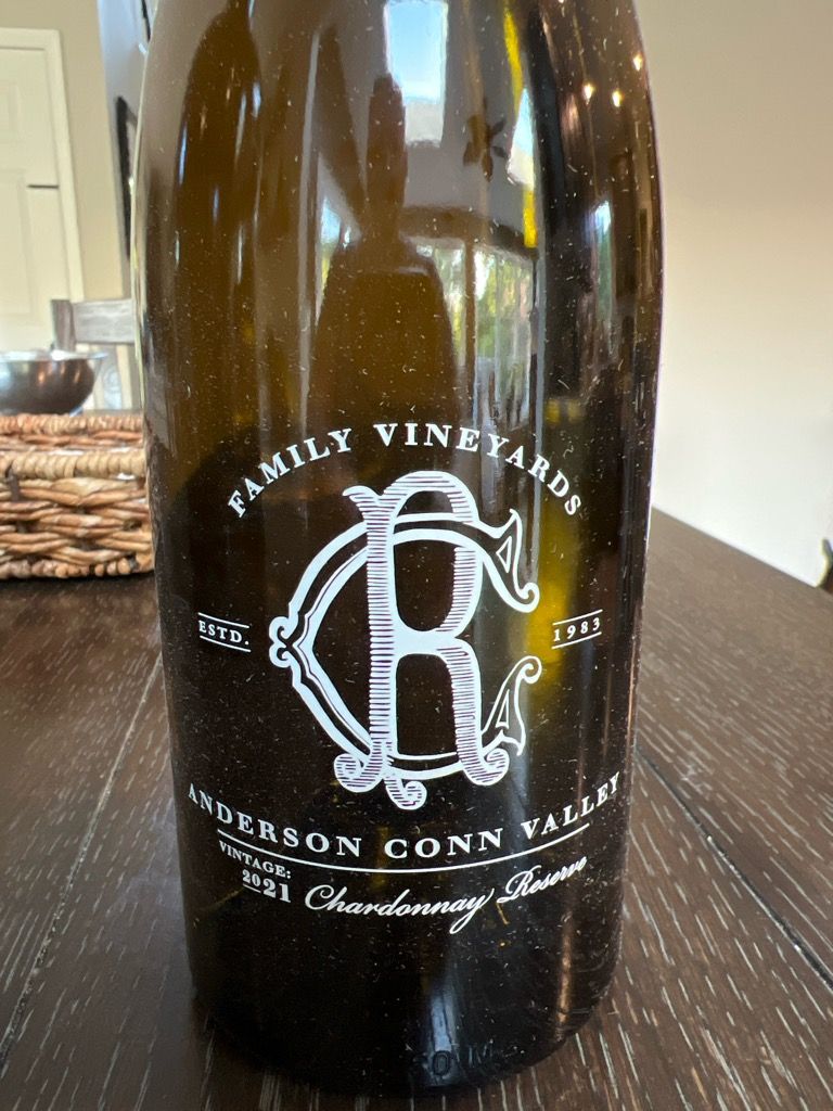2021 Anderson's Conn Valley Vineyards Chardonnay Reserve, USA ...