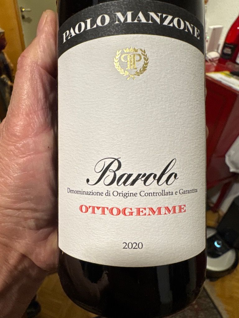 2020 Paolo Manzone Barolo Meriame, Italy, Piedmont, Langhe, Barolo ...
