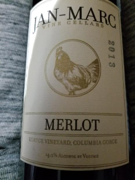 2014 Jan-Marc Wine Cellars Merlot Kortge Vineyard, USA, Oregon ...