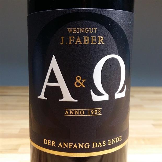 2015 Weingut J. Faber Alpha & Omega Cuvée, Germany, Mosel Saar Ruwer ...