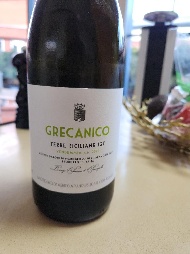 2020 Azienda Agricola Pianogrillo Grecanico, Italy, Sicily, Sicilia ...
