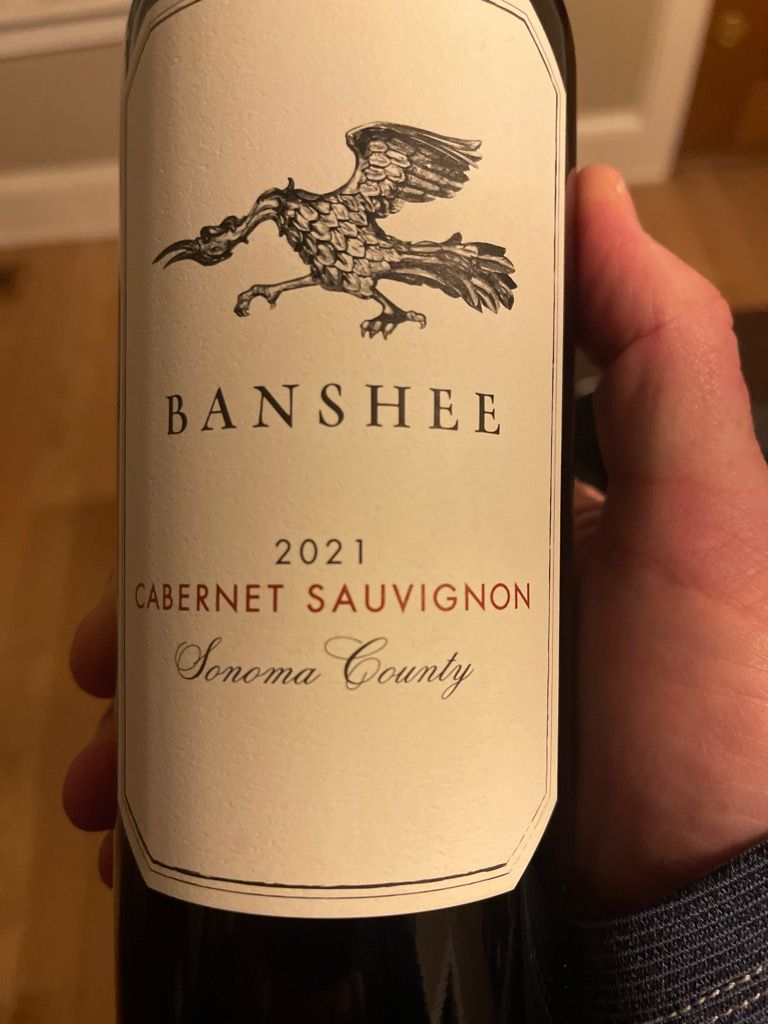 2021 Banshee Cabernet Sauvignon, USA, California, Sonoma County ...