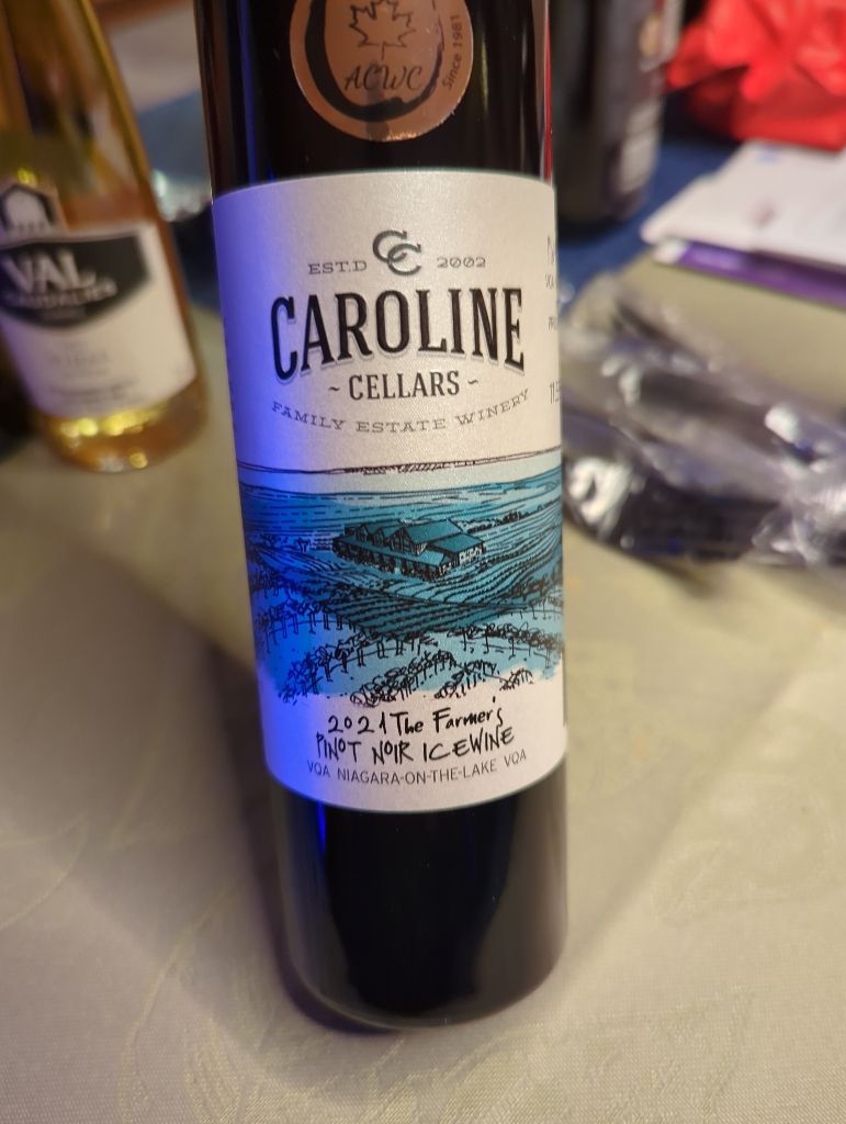 2021 Caroline Cellars The Farmer's Pinot Noir Icewine, Canada, Ontario ...