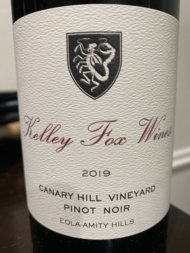 2021 Kelley Fox Wines Pinot Noir Canary Hill Vineyard, USA, Oregon ...