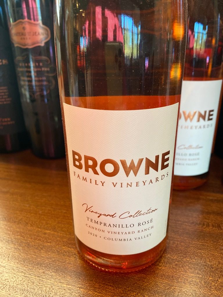 2020 Browne Family Vineyards Tempranillo Rosé Canyon Vineyard Ranch ...