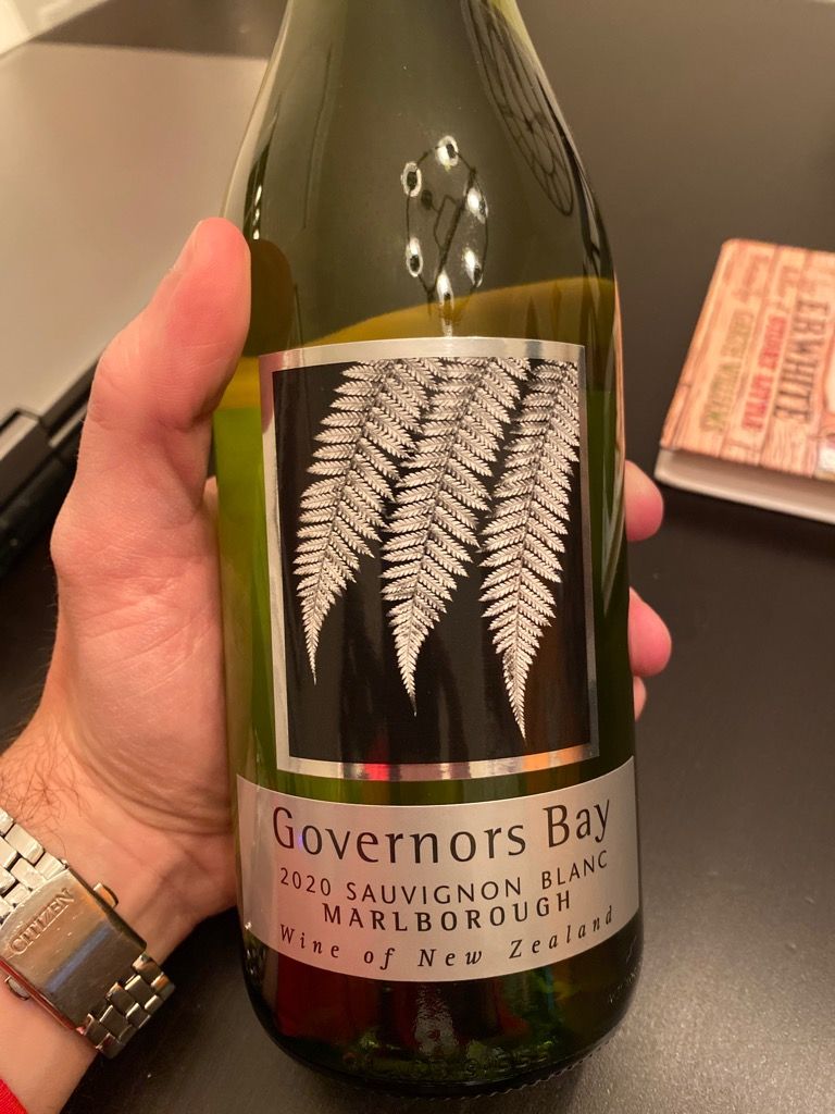 2020 Governors Bay Sauvignon Blanc, New Zealand, South Island ...