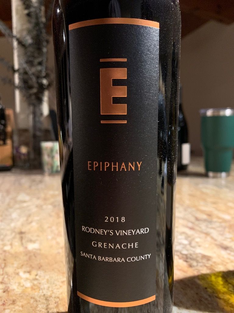 2019 Epiphany Grenache Rodney's Vineyard, USA, California, Central ...