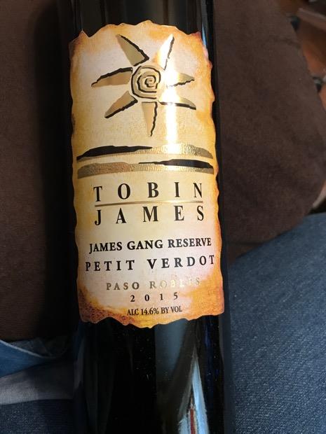 2015 Tobin James Petit Verdot James Gang Reserve, USA, California ...