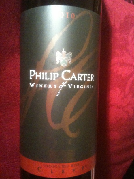 2020 Philip Carter Cleve, USA, Virginia, Northern Virginia - CellarTracker