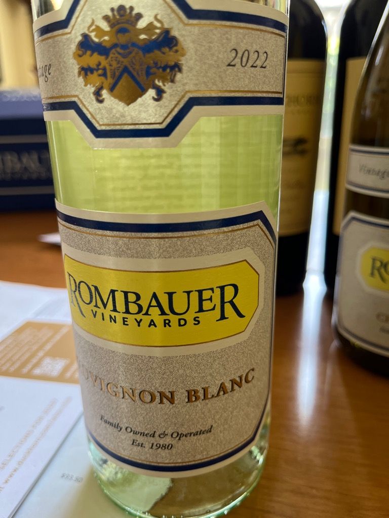 2022 Rombauer Vineyards Sauvignon Blanc, USA, California, North Coast ...