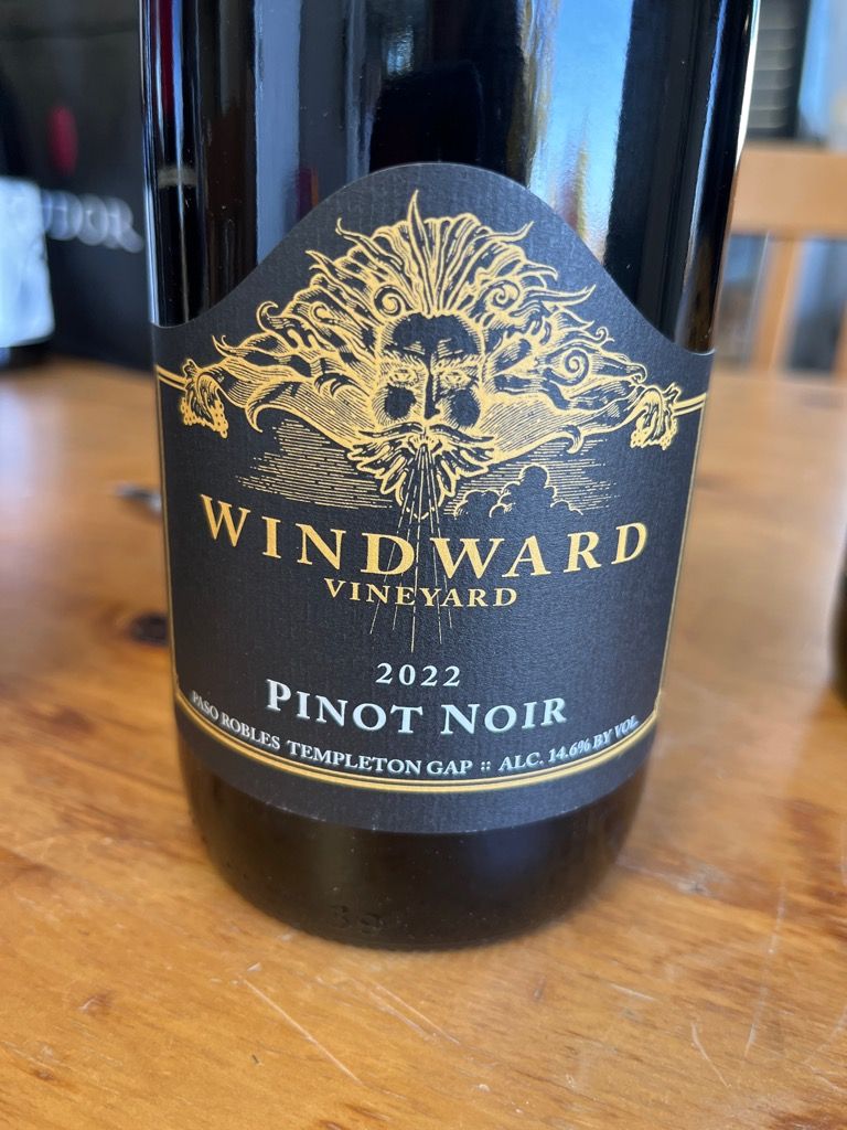 2022 Windward Vineyard Pinot Noir Monopole, USA, California, Central ...