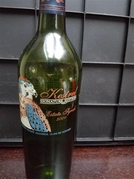 1998 Kestrel Syrah Signature Edition Estate, USA, Washington, Columbia ...