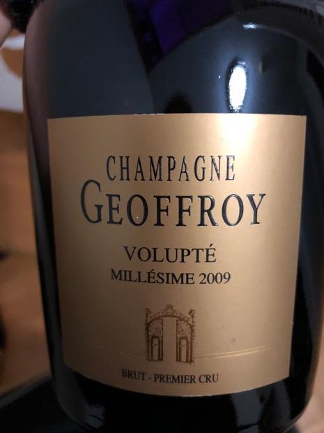 2009 René Geoffroy Champagne Premier Cru Volupté, France, Champagne ...