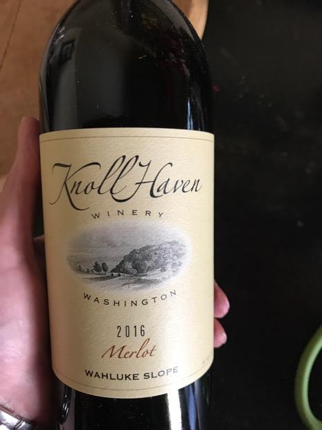 2016 Knoll Haven Winery Merlot, USA, California - CellarTracker