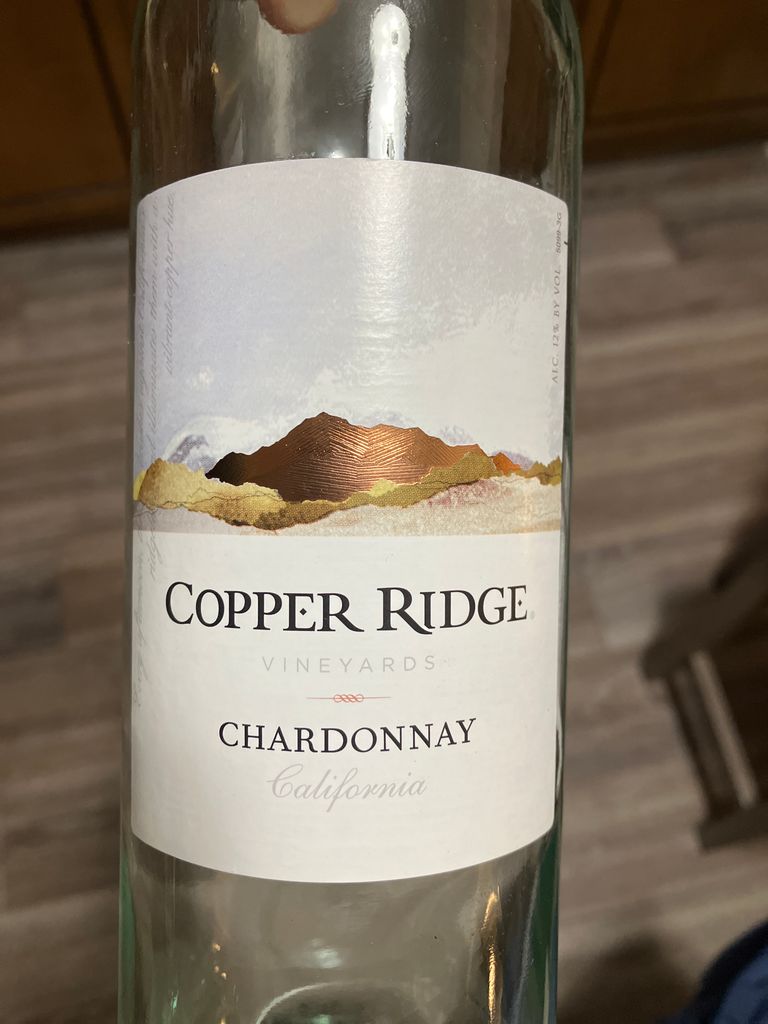 2008 Copper Ridge Vineyards Chardonnay, USA, California - CellarTracker