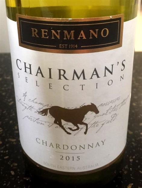 2015 Renmano Chardonnay Chairman's Selection South Australia, Australia ...