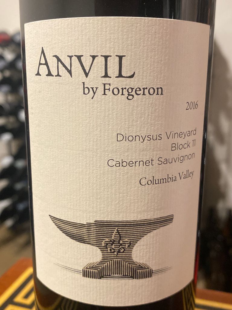 2018 Forgeron Cellars Cabernet Sauvignon Anvil, USA, Washington ...
