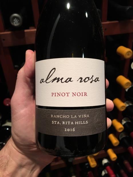 2016 Alma Rosa Pinot Noir Rancho la Viña Vineyard, USA, California ...
