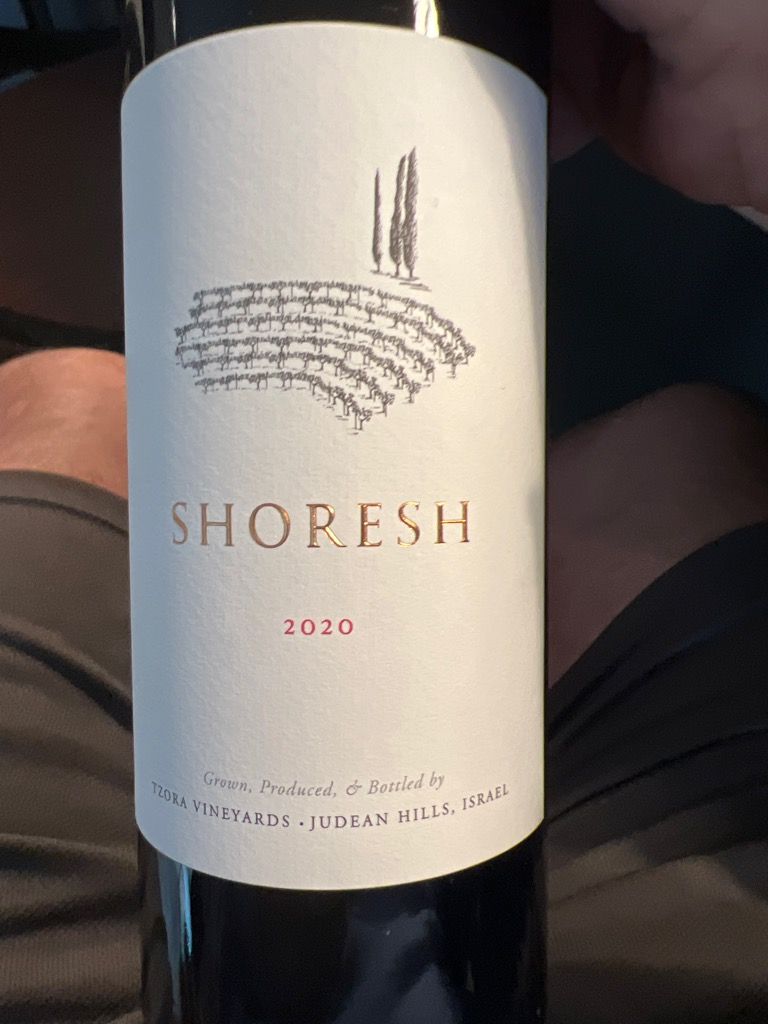 2020 Tzora Vineyards Shoresh, Israel, Judean Hills - CellarTracker