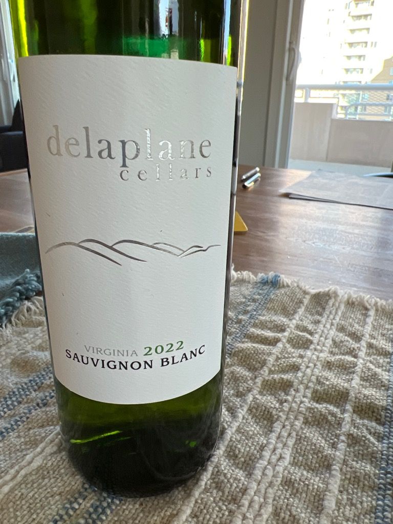 2024 Delaplane Cellars Sauvignon Blanc, USA, Virginia, Northern ...