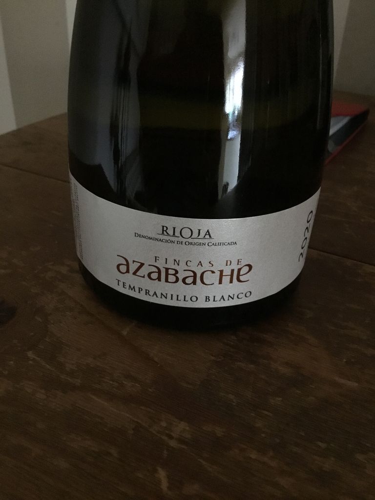 2021 Fincas de Azabache Tempranillo Blanco Rioja Azabache, Spain, La ...