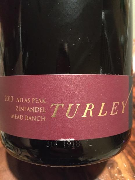 2013 Turley Zinfandel Mead Ranch, USA, California, Napa Valley, Atlas ...