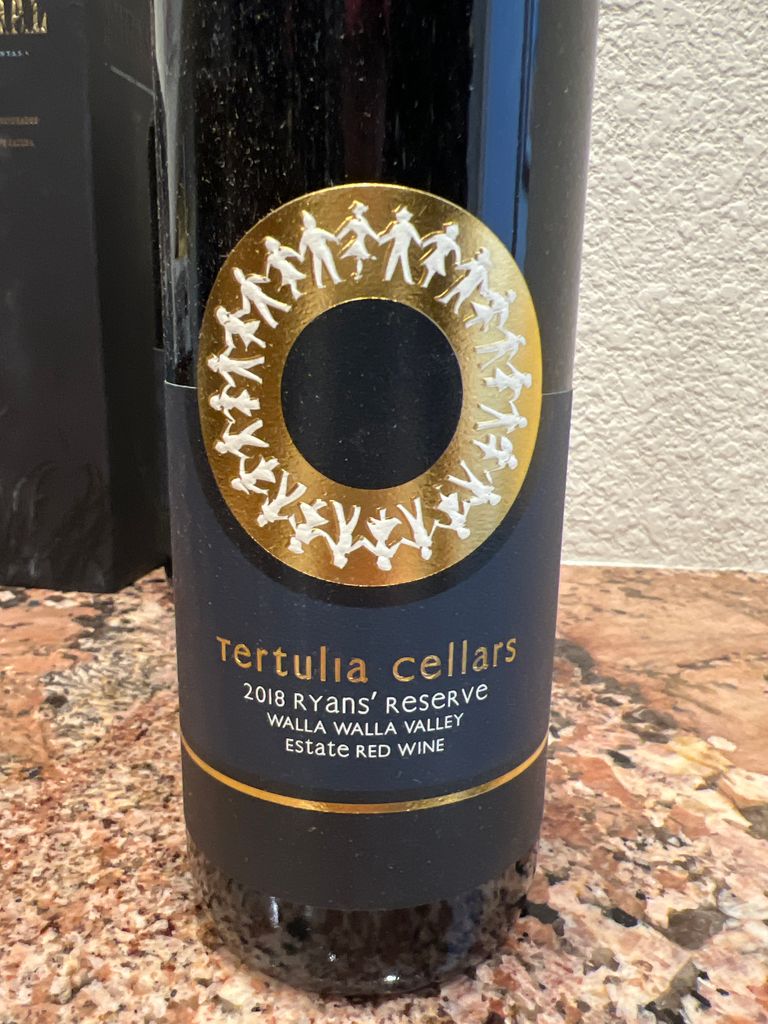 2018 Tertulia Cellars Ryan's Reserve, USA, Washington, Columbia Valley ...