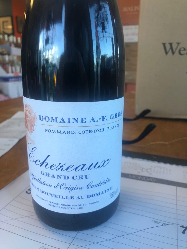 2016 Domaine A.-F. Gros Echezeaux, France, Burgundy, Côte de Nuits ...