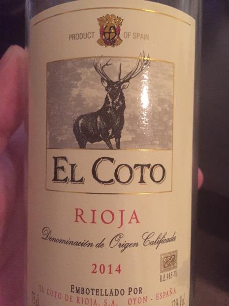 2014 Bodegas El Coto Rioja Blanco, Spain, La Rioja, Rioja - CellarTracker