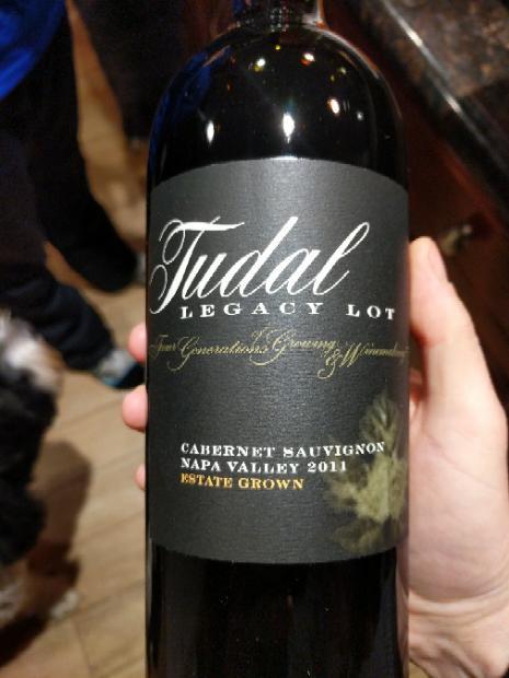 2011 Tudal Family Winery Cabernet Sauvignon Legacy Lot, USA, California ...