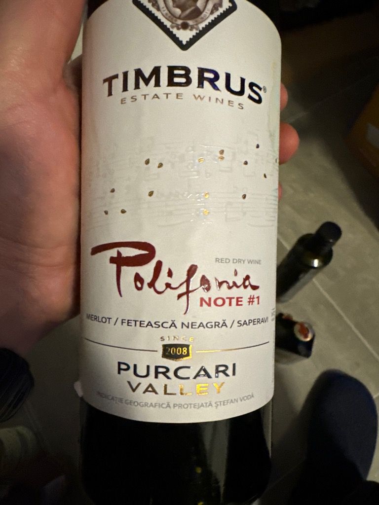 2021 Timbrus Polifonia Purcari Estate, Moldova, Purcari - CellarTracker