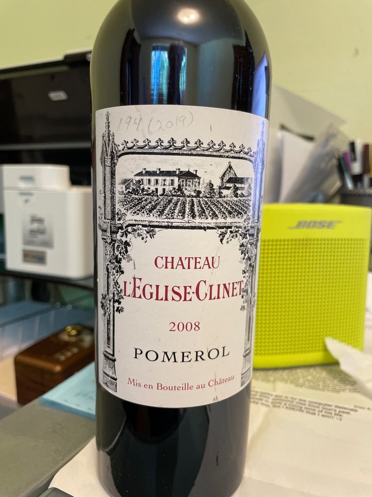 2008 Château L'Eglise-Clinet, France, Bordeaux, Libournais, Pomerol - CellarTracker