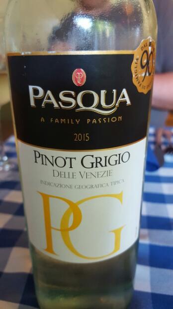 2011 Pasqua Pinot Grigio, Italy, Delle Venezie - CellarTracker